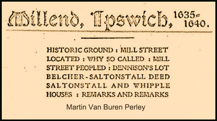 “Mill End” Ipswich – Historic Ipswich