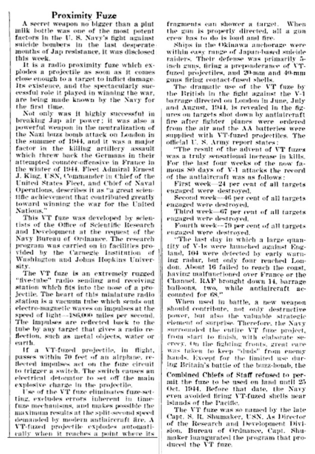 The Proximity Fuze: How Ipswich women helped win WW II – Historic Ipswich