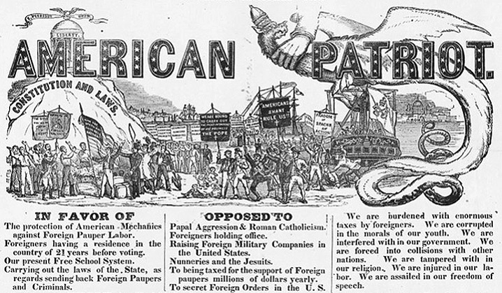 1854: Anti-immigrant Know Nothing Party Sweeps Massachusetts Elections ...
