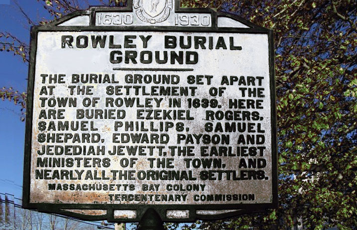 Old Rowley Burial Ground – Historic Ipswich
