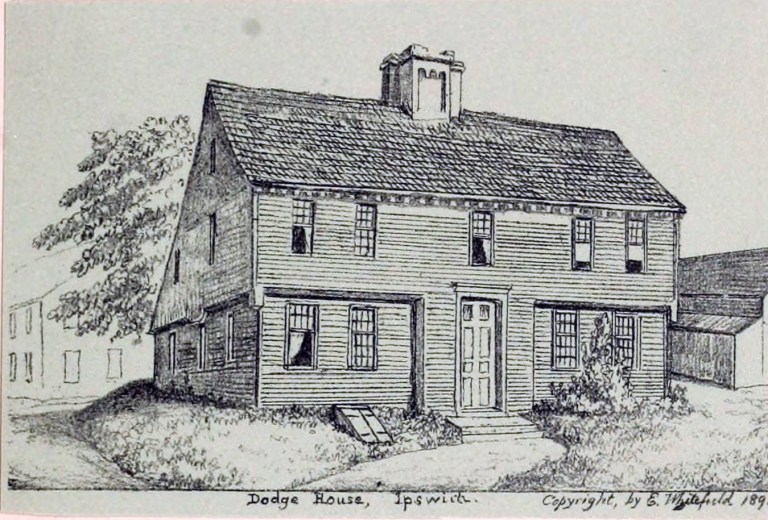 1695 William Donton House: a Lost Architectural Treasure – Historic Ipswich